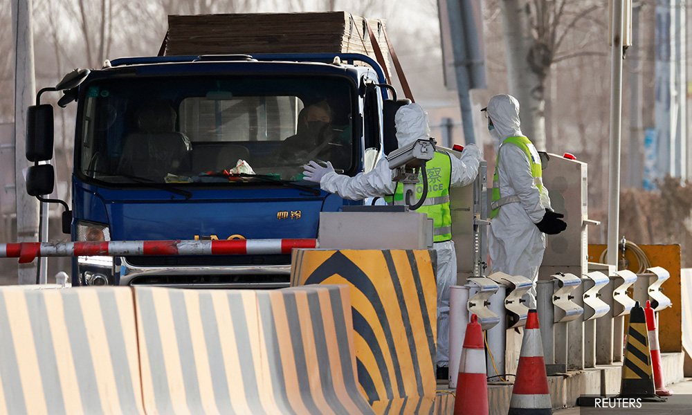 Another Chinese city goes into lockdown amid new Covid-19 threat