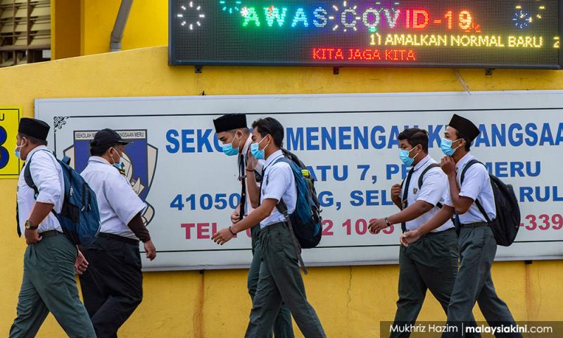 Sesi persekolahan secara bersemuka calon SPM tamat 9 Feb