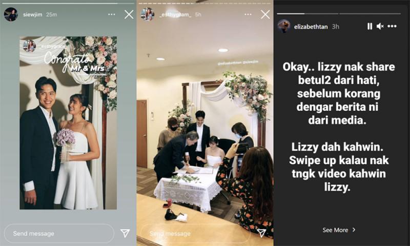 Elizabeth Tan dah kahwin?