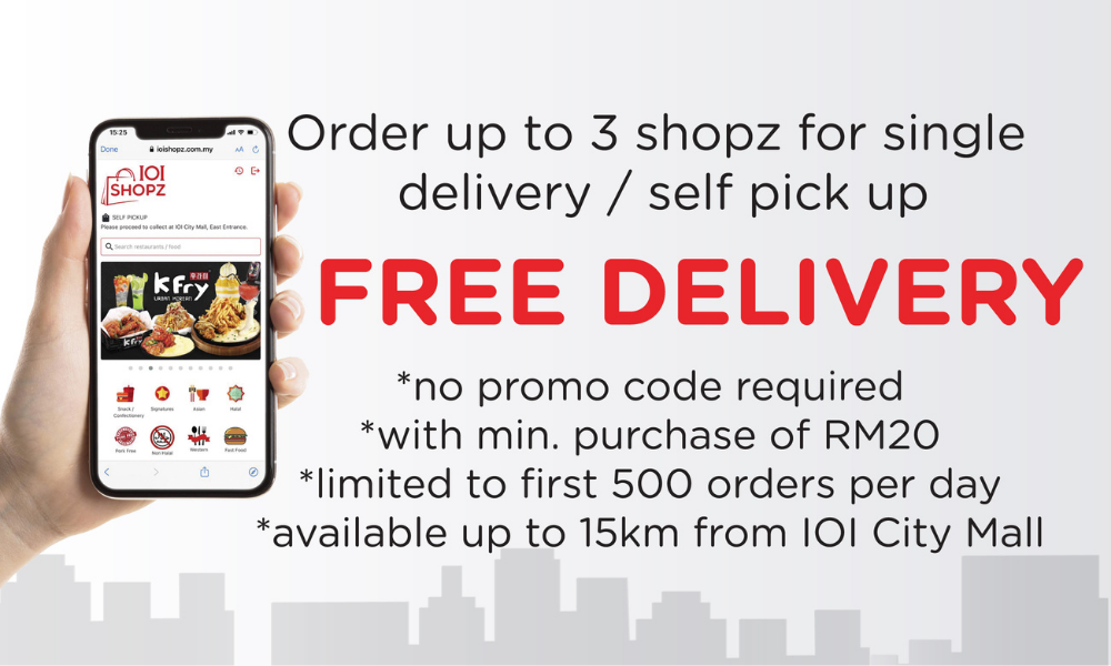 IOI SHOPZ－来自 CLUB IOI 的线上送餐服务