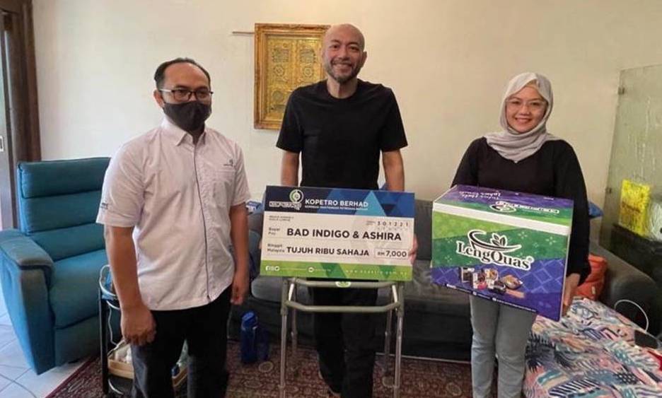 KOPETRO hulur sumbangan kepada Bad Indigo & Ashira