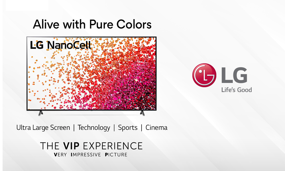 Have a VIP at-home experience with LG NanoCell TVs visuals!