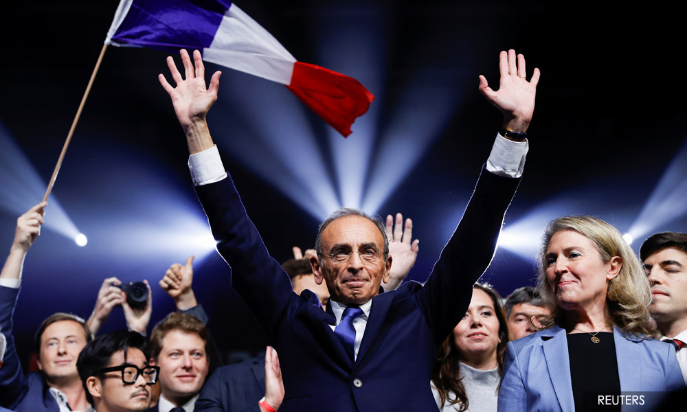 Far-right French presidential hopeful promises 'reconquest' at rally