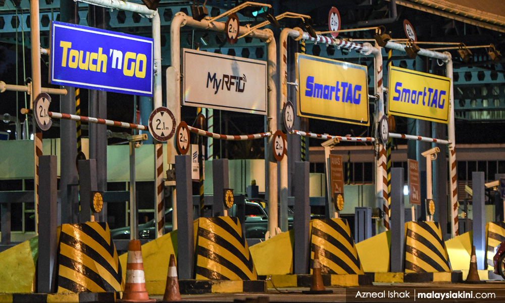 Transaksi tol RFID di laluan PLUS bermula 10 malam, 15 Jan