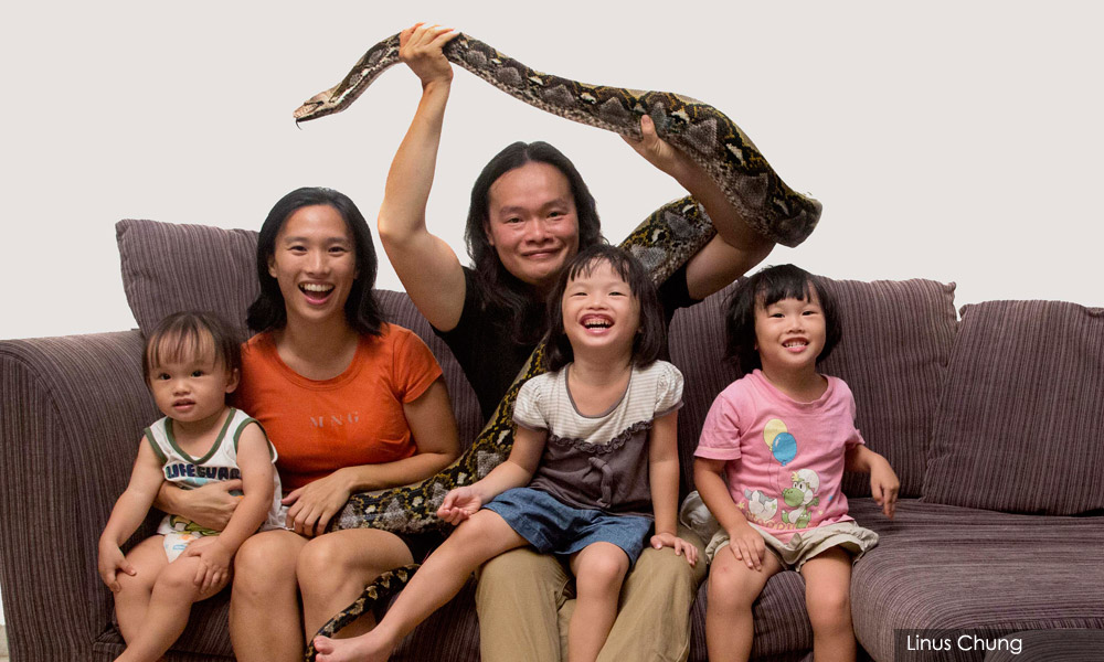 Filmmaker Linus Chung on family stories and his pet snake